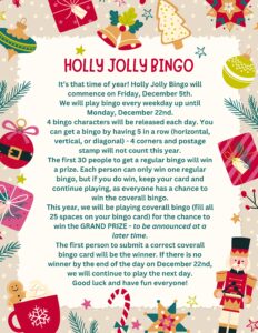 Holly Jolly Bingo - Instructions - Northern Star Cooperative Services